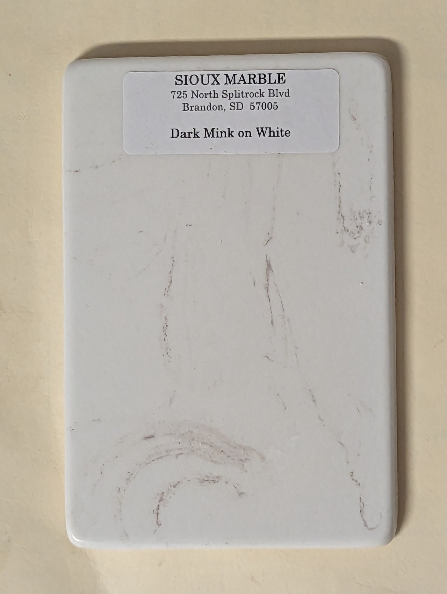 Marble Colors – Sioux Marble