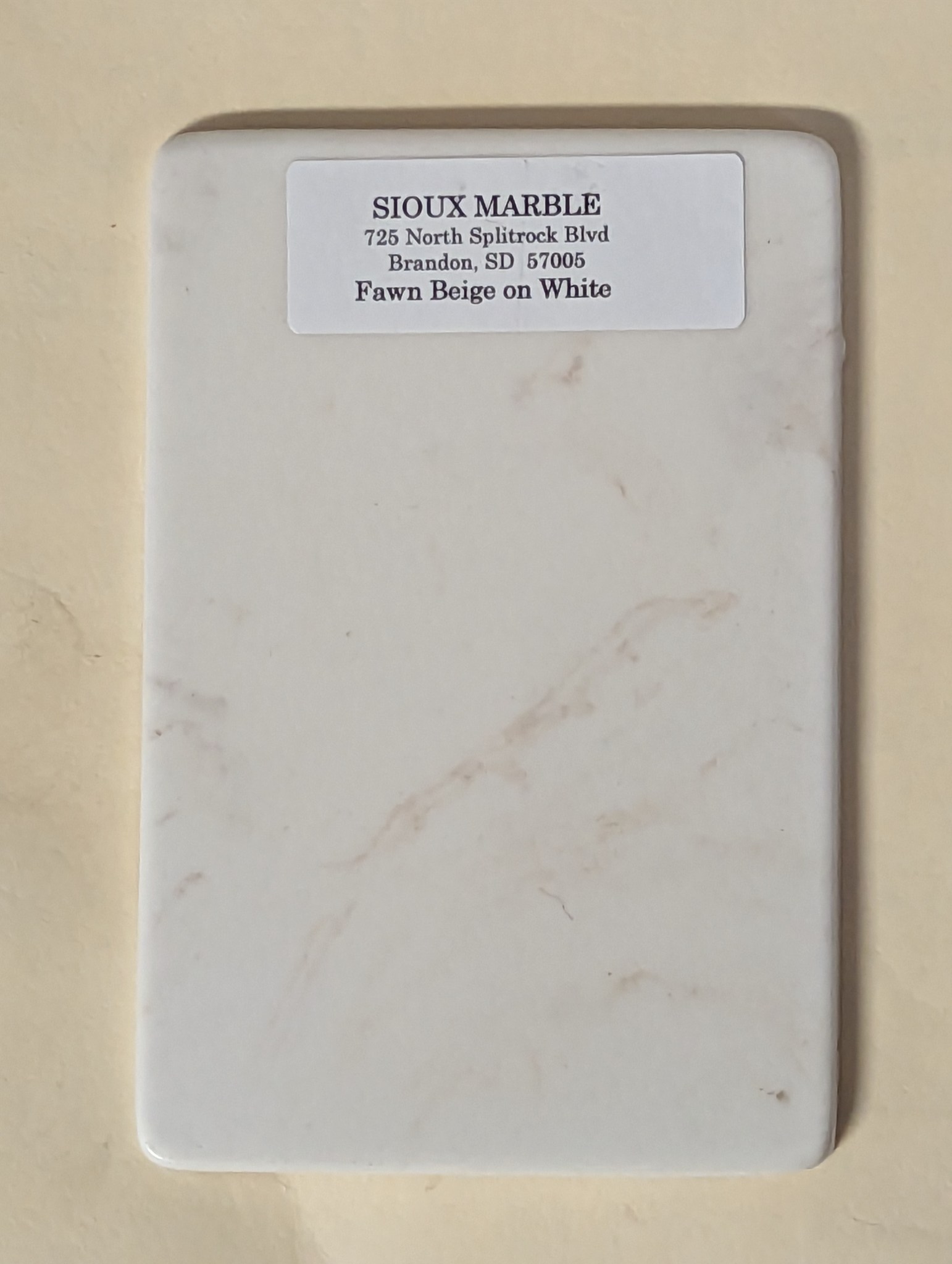 Marble Colors – Sioux Marble